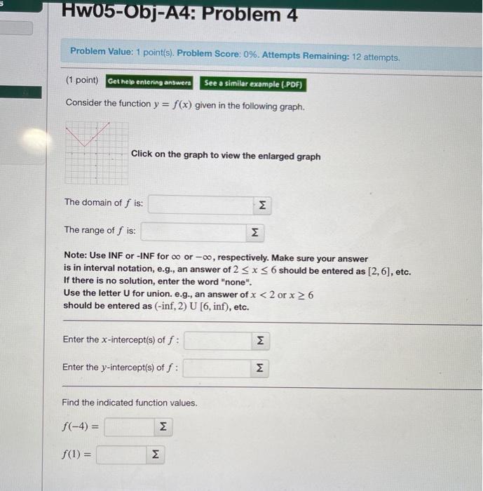 Solved HW05-Obj-A4: Problem 4 Problem Value: 1 points). | Chegg.com
