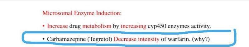 Solved Microsomal Enzyme Induction: • Increase drug | Chegg.com
