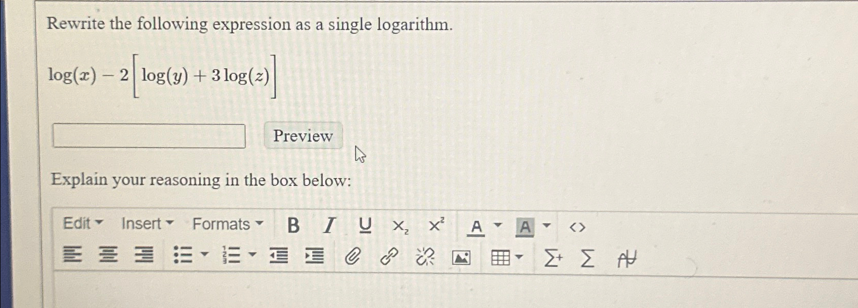 Solved Rewrite the following expression as a single | Chegg.com