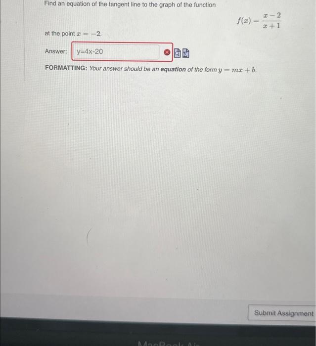 Solved Find an equation of the tangent line to the graph of | Chegg.com