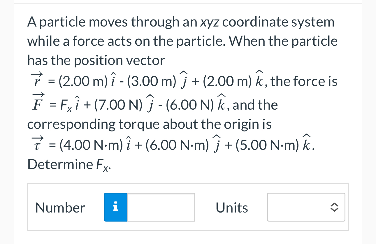 Solved In unit-vector notation, what is the torque about the | Chegg.com