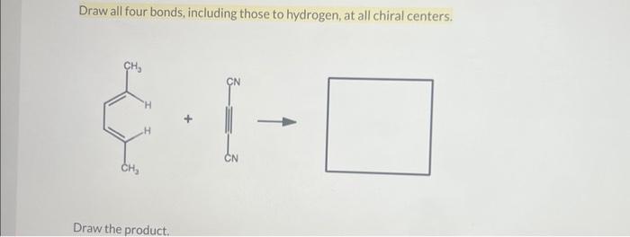 Solved Draw all four bonds, including those to hydrogen, at | Chegg.com Solved Draw all four bonds, including those to hydrogen, at | Chegg.com