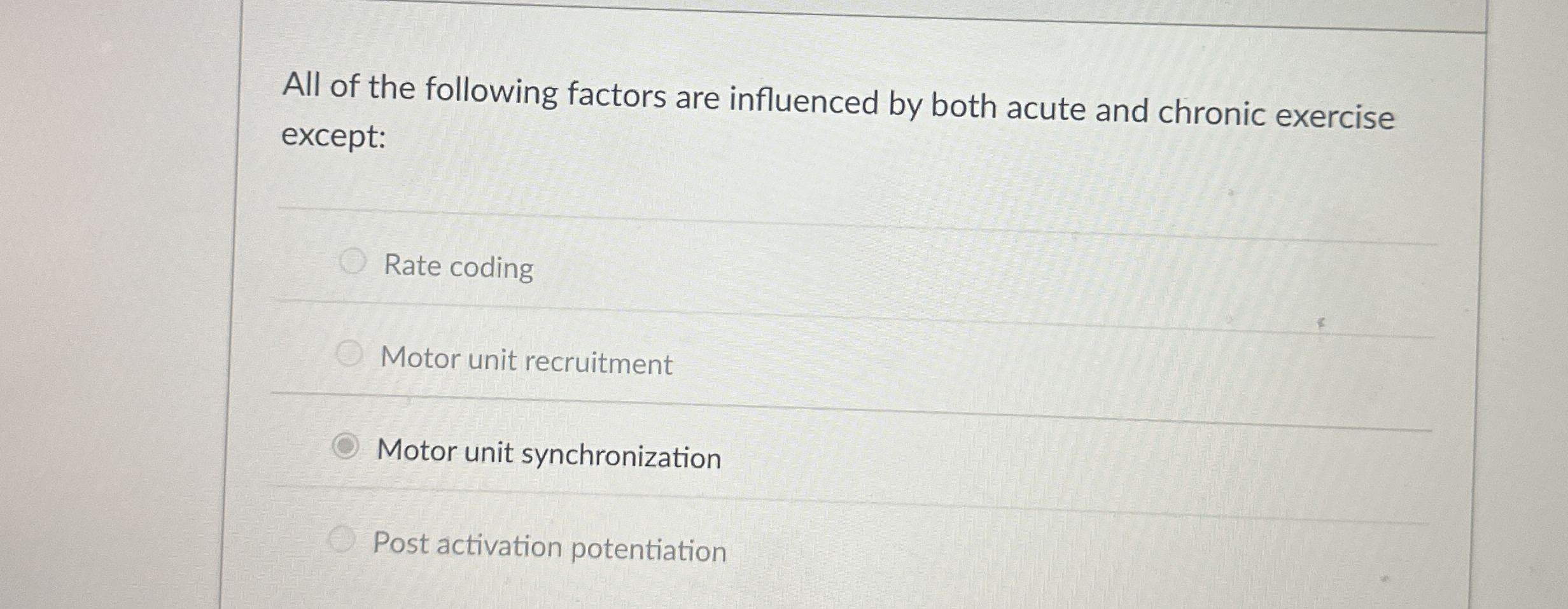 Solved All of the following factors are influenced by both | Chegg.com