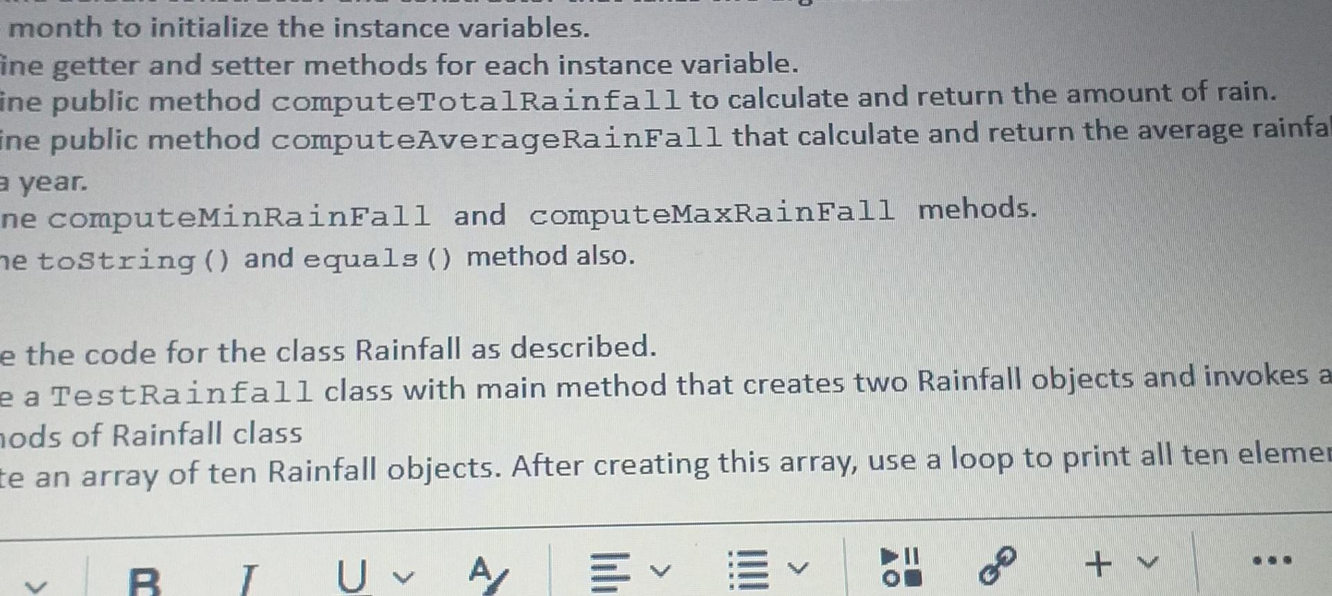Solved In this question you are required to define a class | Chegg.com