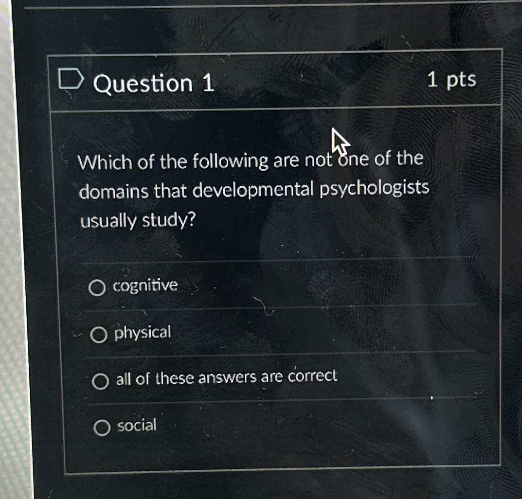 Solved Question 11 ﻿ptsWhich of the following are not one of | Chegg.com
