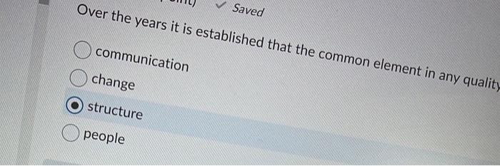 Over the years it is established that the common | Chegg.com