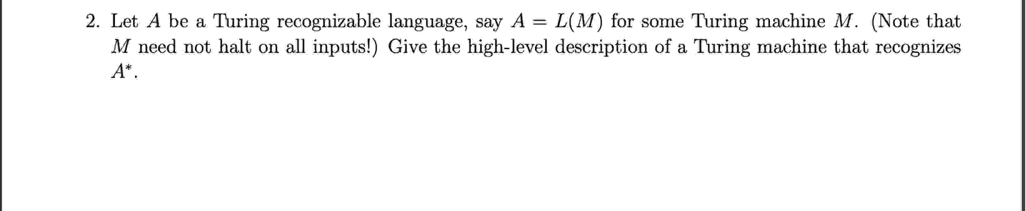 Solved Help me with my theory of computation homework | Chegg.com