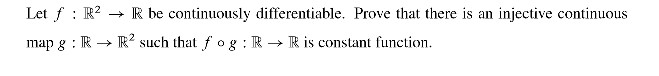 Solved Let f : R2 + R be continuously differentiable. Prove | Chegg.com