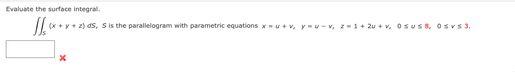 Solved PLEASE SOLVE: Evaluate the surface | Chegg.com