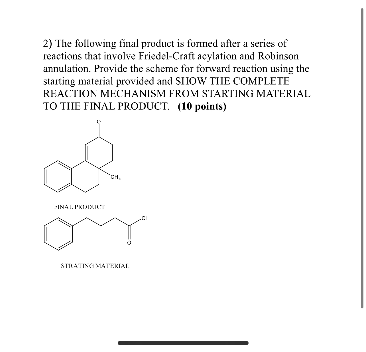 Solved The following final product is formed after a series | Chegg.com