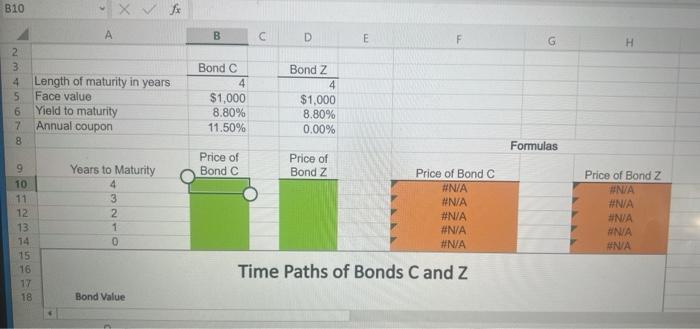 Solved Excel Online Structured Activity: Bond valuation An | Chegg.com