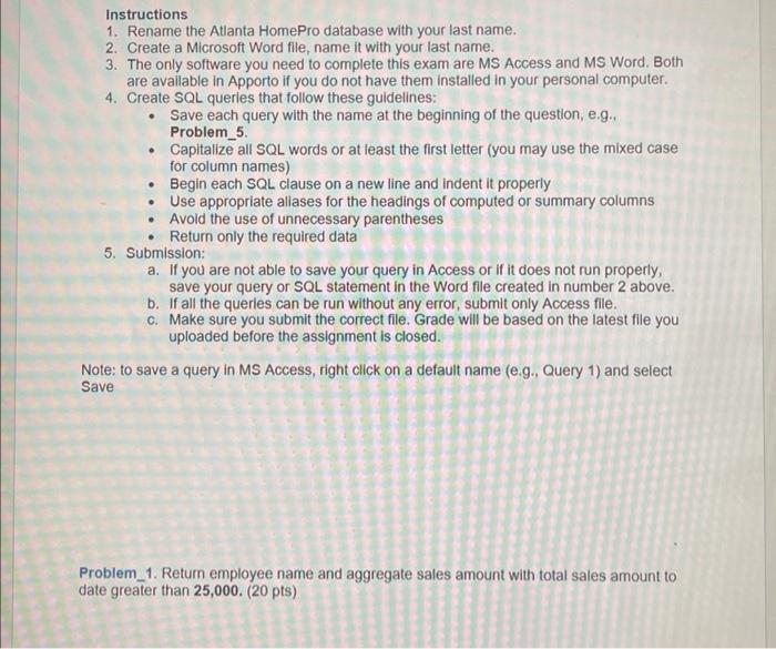 Solved 4. Create SQL queries that follow these guidelines: - | Chegg.com
