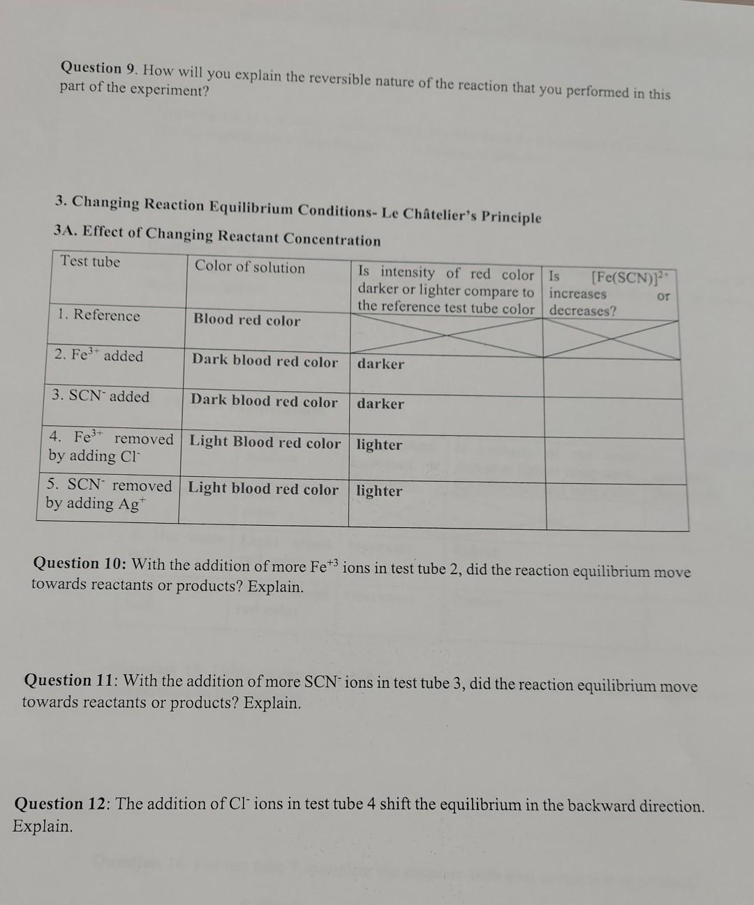 Solved Data Sheet Factors Affecting Reaction Rate, Chemical | Chegg.com