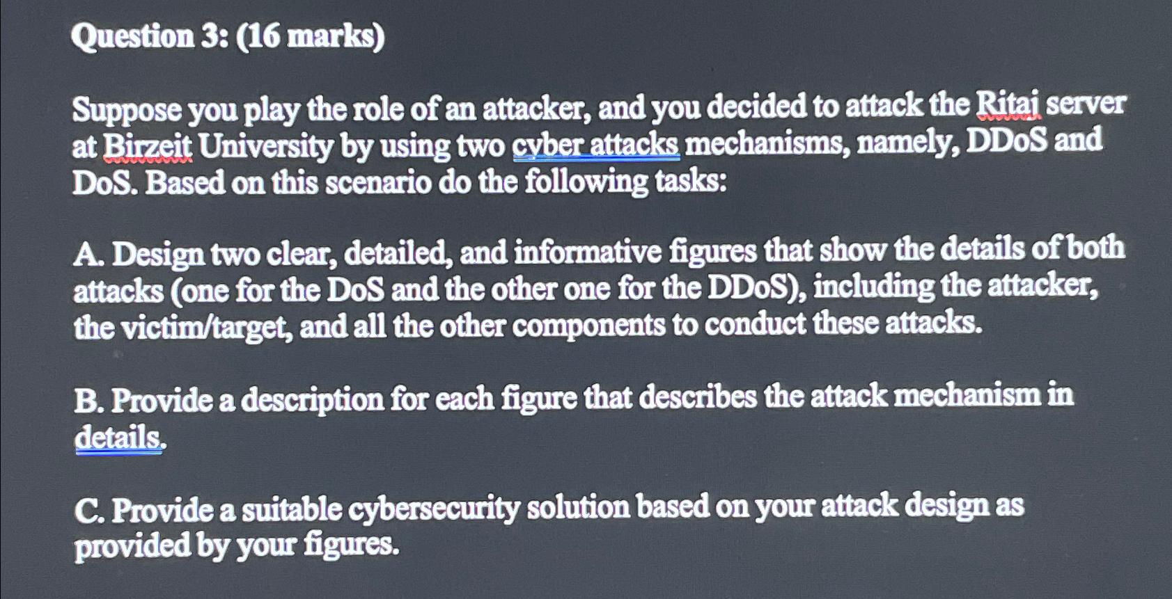 Solved Question 3: (16 marks)Suppose you play the role of | Chegg.com Solved Question 3: (16 marks)Suppose you play the role of | Chegg.com