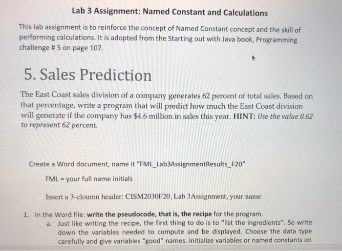 Solved program on Java from starting out with java book, | Chegg.com