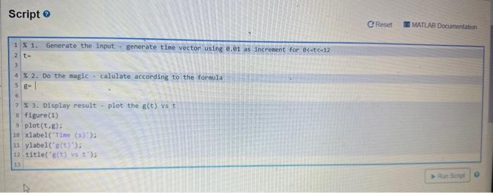 Solved Write a MATLAB program to do the following 1. | Chegg.com
