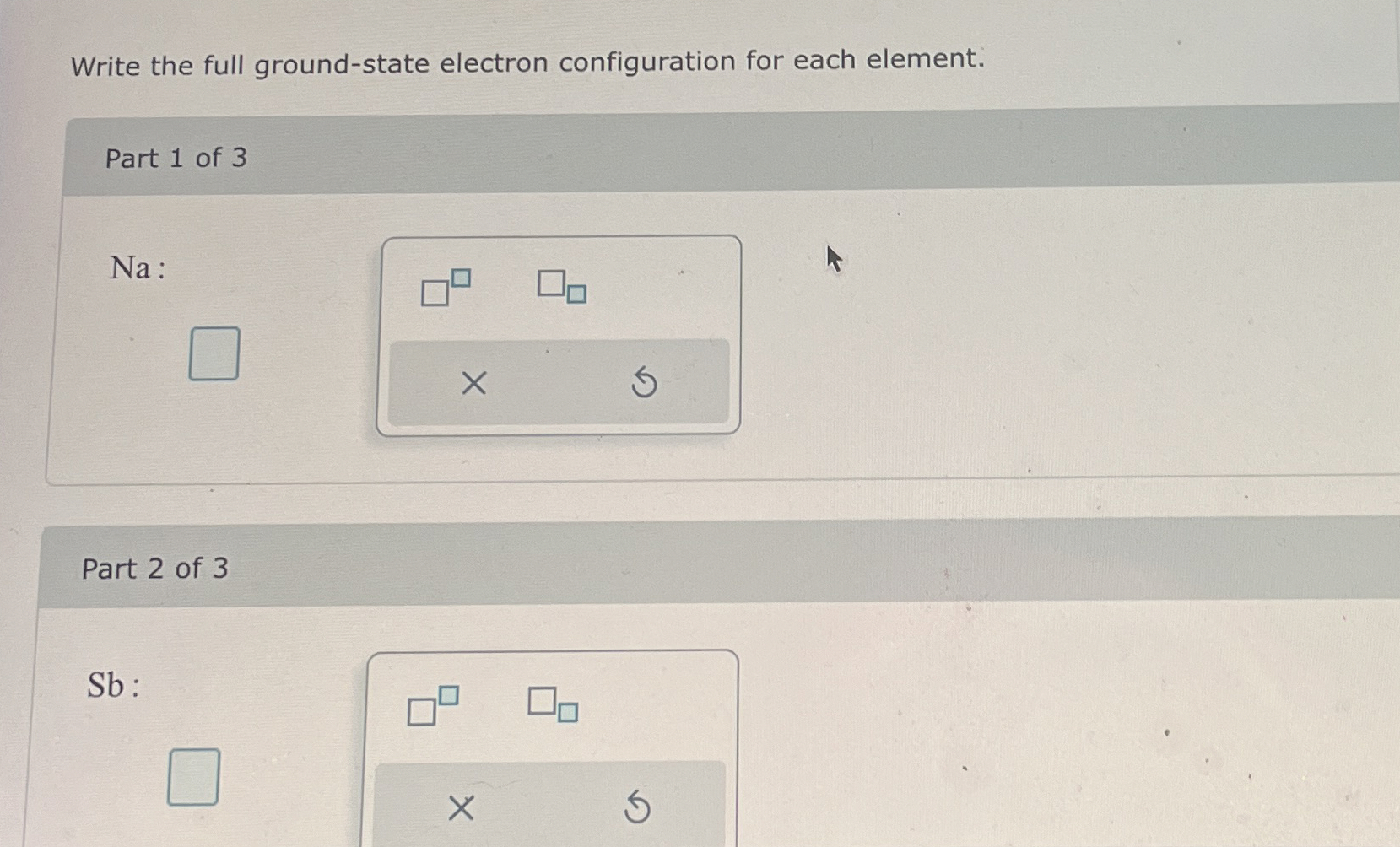 Solved Write The Full Ground State Electron Configuration