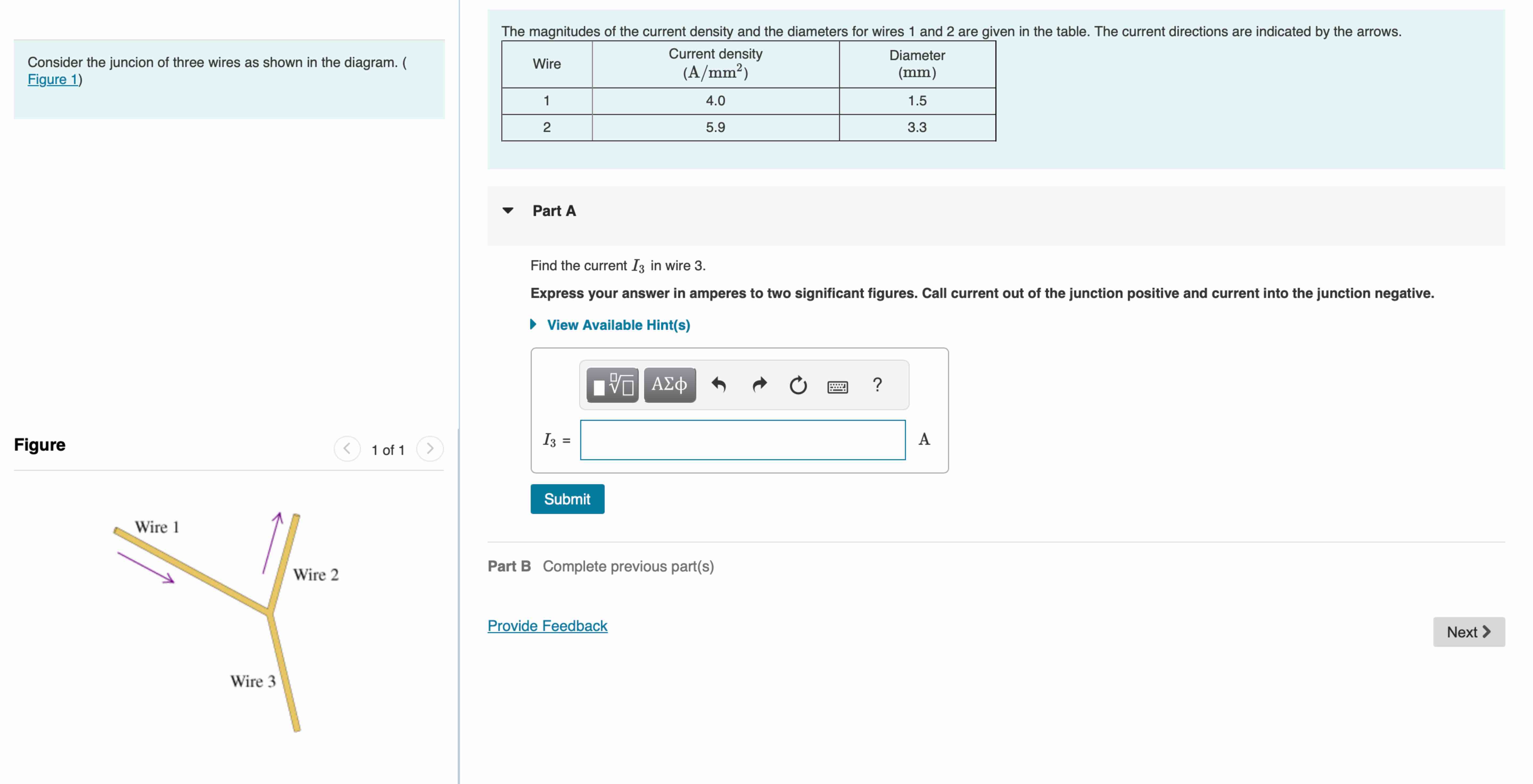Solved Current and Current Density at a Junction Consider | Chegg.com