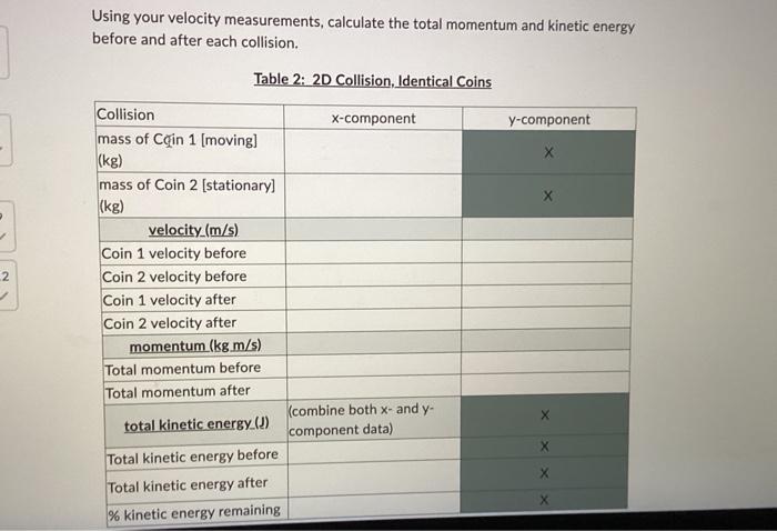 Part B: 2D Collisions The final collision to | Chegg.com