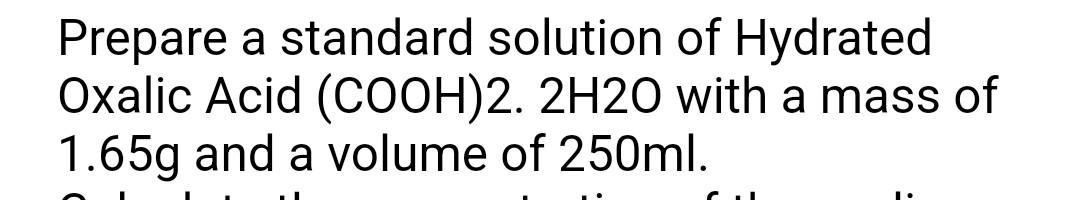 Solved Calculate the unknown concentration of the sodium | Chegg.com