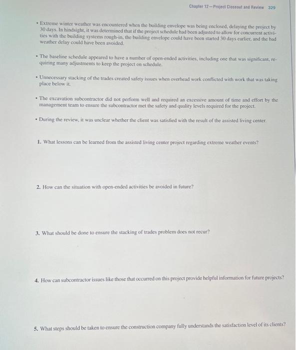 Solved SECTION 12.2-PROJECT REVIEW Read the project review | Chegg.com