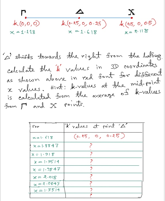 Solved Determine the 3D coordinates for Delta point for | Chegg.com