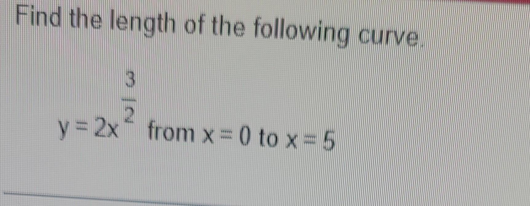Solved y=31(x2+2)23 from x=0 to x=3 The length of the curve | Chegg.com