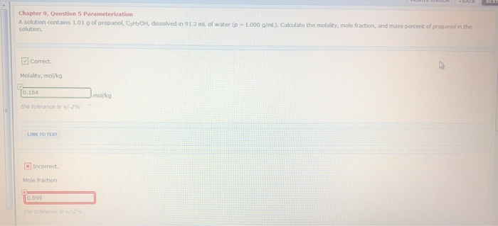 Solved BACK Chapter 9, Question 5 Parameterization A | Chegg.com
