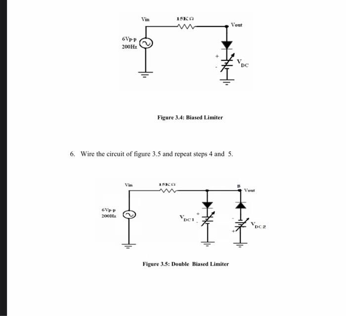 Solved THE DIODE LIMITERparallel limiter basic positive | Chegg.com
