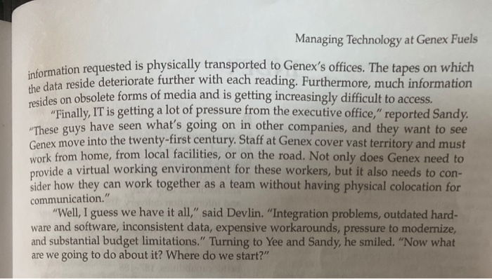 Solved Do you believe that Devlin needed to hire Sandy. a | Chegg.com