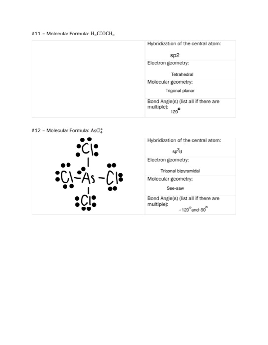 Solved #3 - Molecular Formula: GeF5 Hybridization of the | Chegg.com
