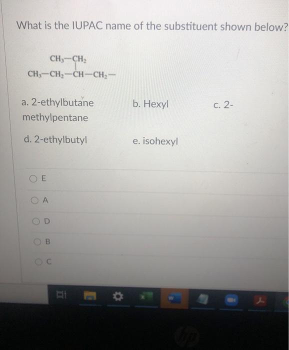 Solved Name the following molecules according to the IUPAC | Chegg.com