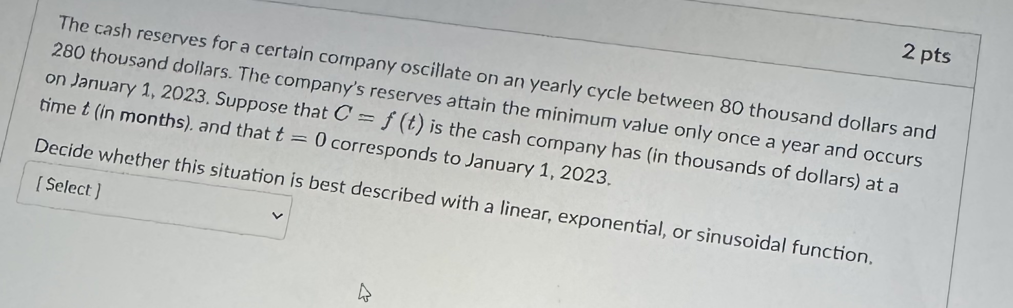 Solved 280 ﻿thousand dollars. The company's reserves attain | Chegg.com