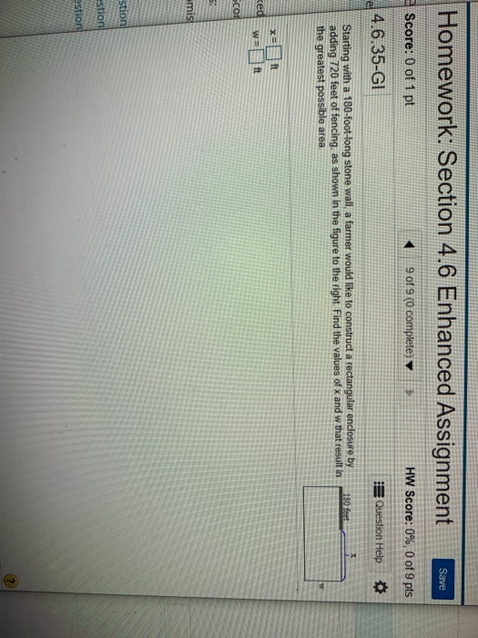 Solved Homework Section 4 6 Enhanced Assignment Save Score