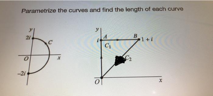 Solved Parametrize the curves and find the length of each | Chegg.com