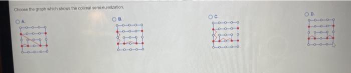 Solved O O O O O O O Find an optimal semi-eulerization for | Chegg.com