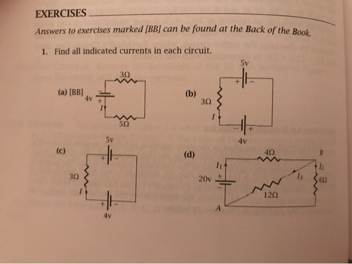 Solved EXERCISES Answers to exercises marked (BB) can be | Chegg.com