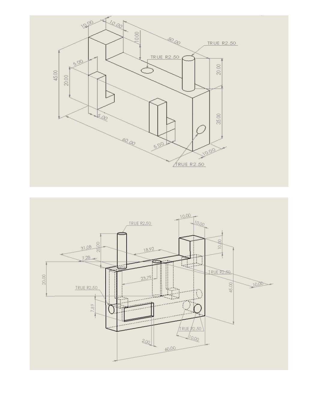 Solved Engineering Practise workbook drawing Exercise 4 | Chegg.com