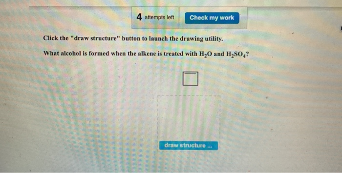 Solved 4 attempts left Check my work Click the "draw | Chegg.com