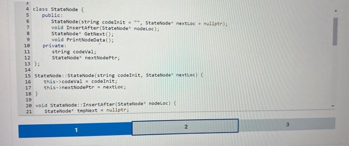 Solved String Statecount Is Read From Input As The Number Of