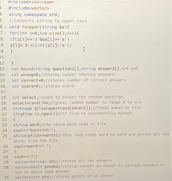 Solved can you change the vectors in this code into arrays | Chegg.com