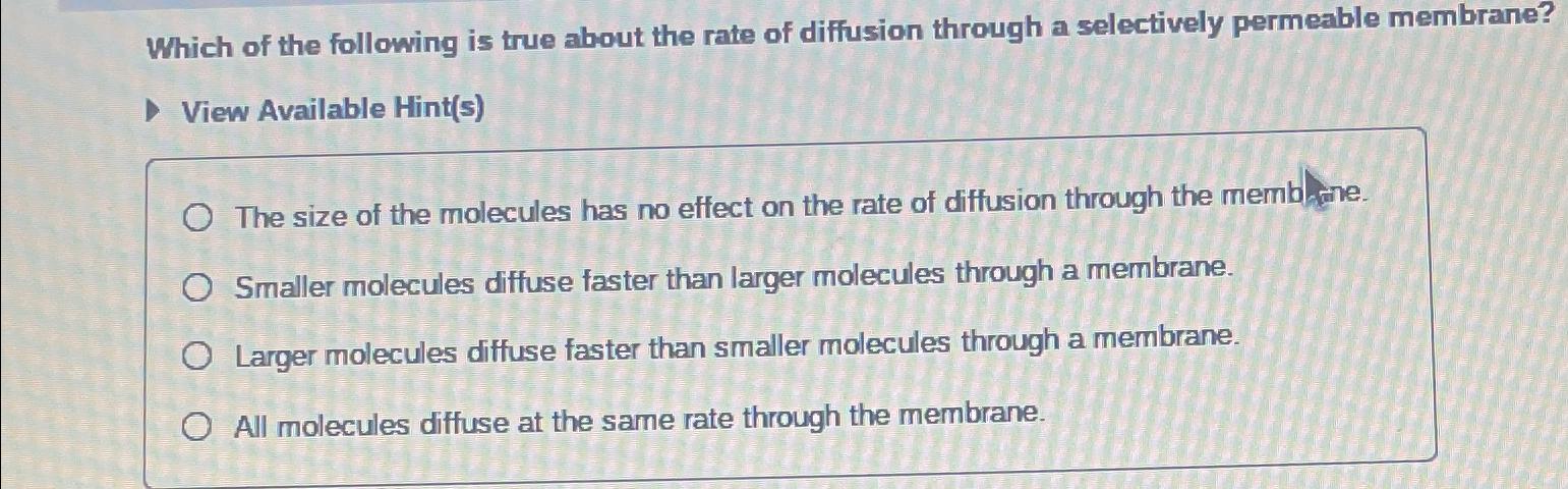 Solved Which of the following is true about the rate of | Chegg.com