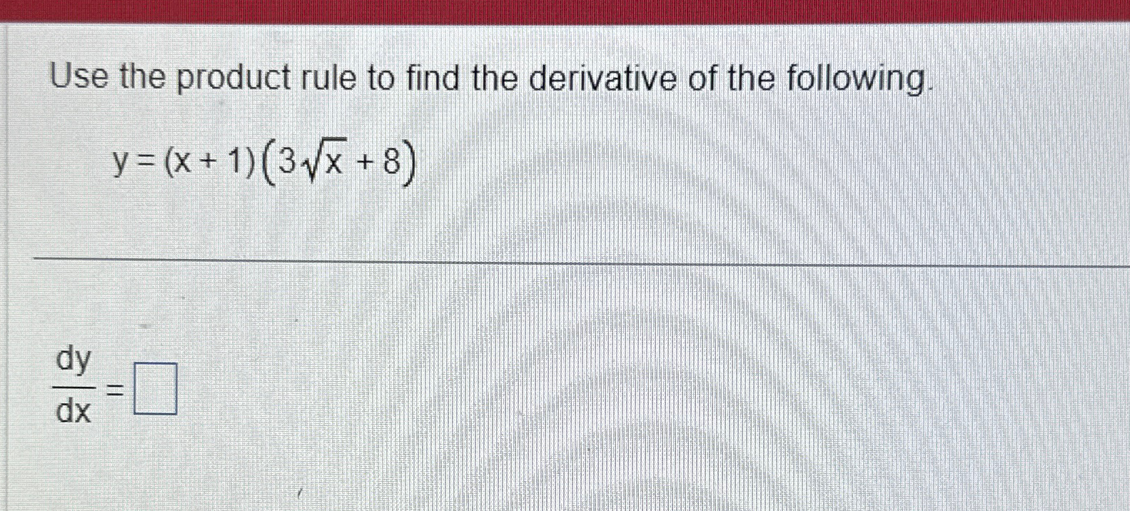 Solved Use the product rule to find the derivative of the | Chegg.com