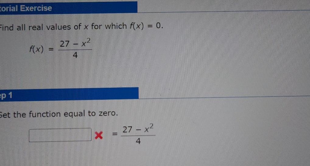 Solved Find all real values of x ﻿for which | Chegg.com