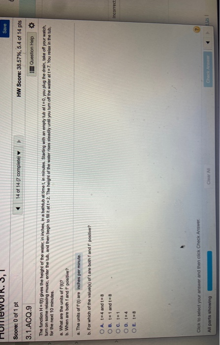 Solved Save Score 0 Of 1 Pt 14 Of 147 Complete Hw Score