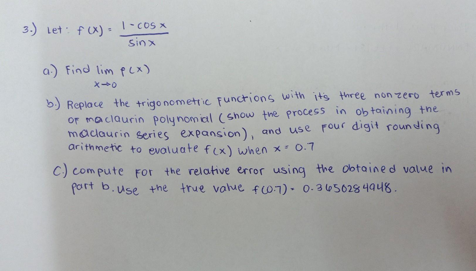 Solved 1.) suppose pt must approximate p with relative error | Chegg.com