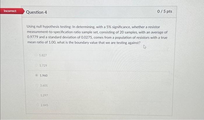 Solved Using Null Hypothesis Testing In Determining With A 3932