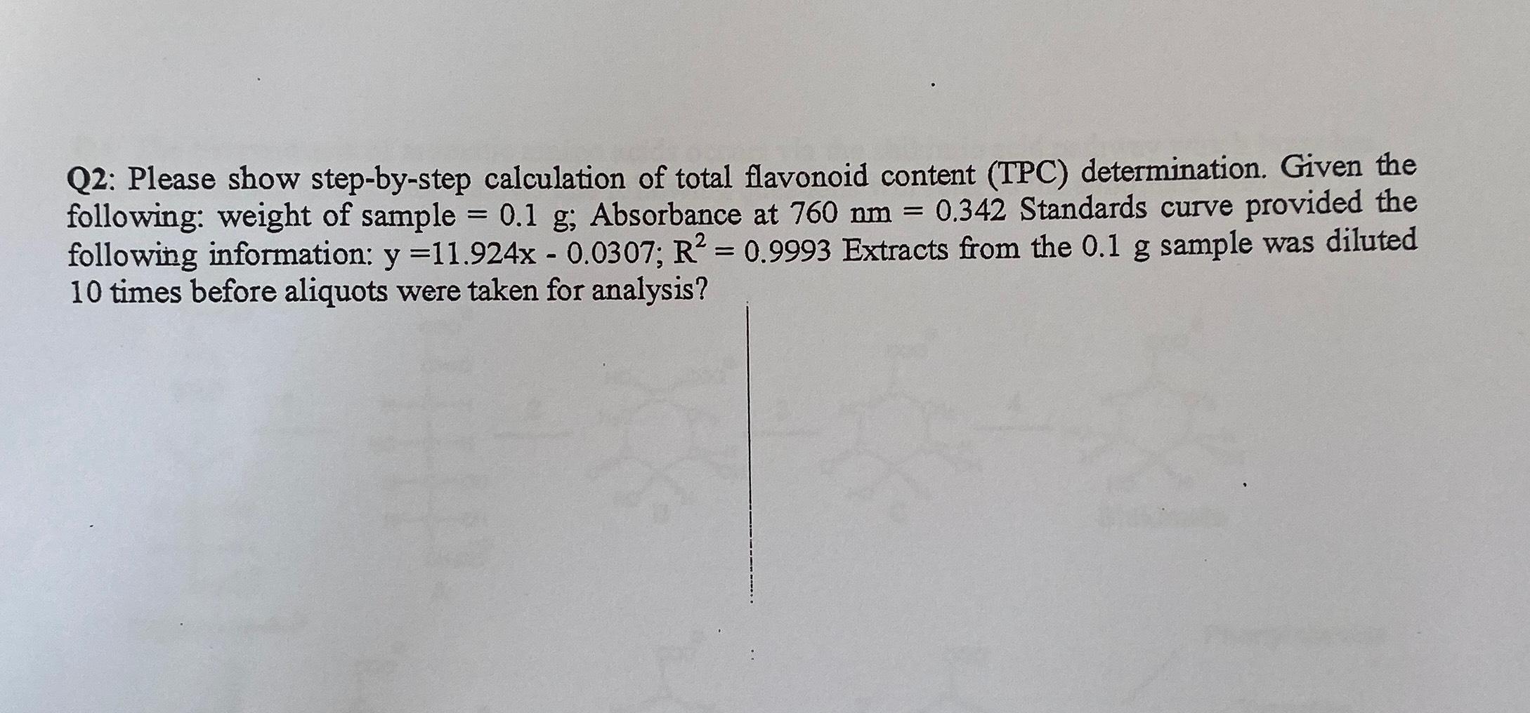 Q2: Please show step-by-step calculation of total | Chegg.com