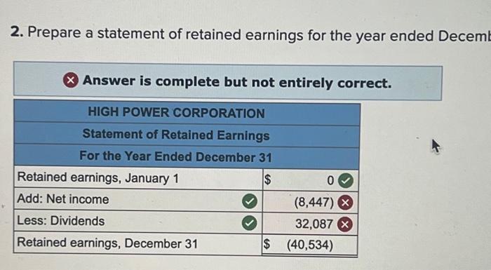 Solved Assume you are the president of High Power | Chegg.com