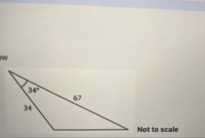 Solved Q given the triangle belowa) calculate missing length | Chegg.com